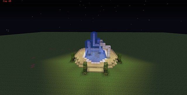 -Beautiful Water Fountain- :) Minecraft Map