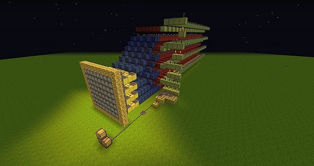 4x4 Simple Redstone TV Minecraft Map