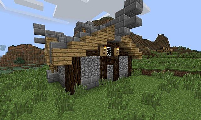 Advanced Cobble House Minecraft Map