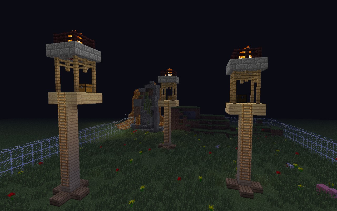 The archer pvp survival game Minecraft Map