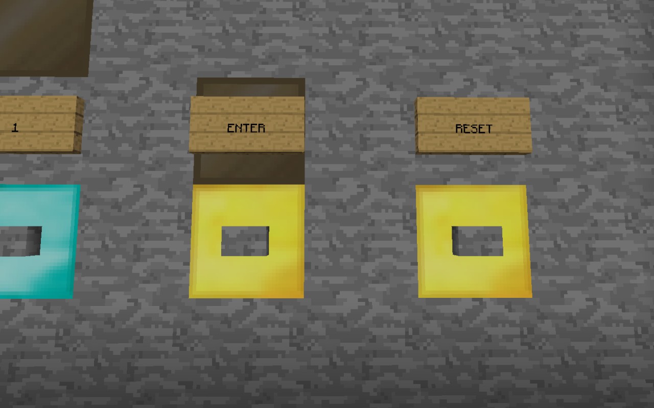 4 digit code door v2 - Game: Crack the code Minecraft Map