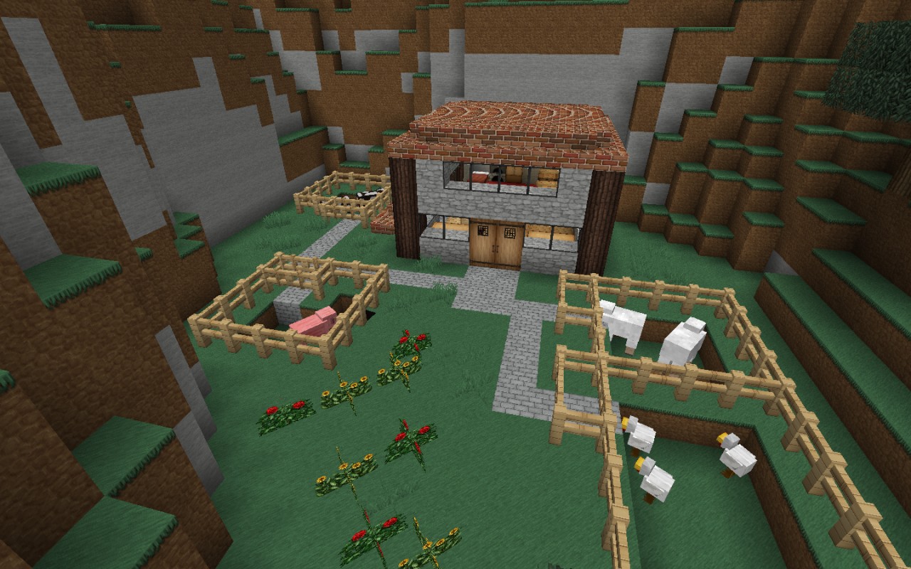 Small Starter farm Minecraft Map