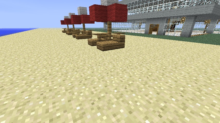 Modern Beach House Minecraft Map