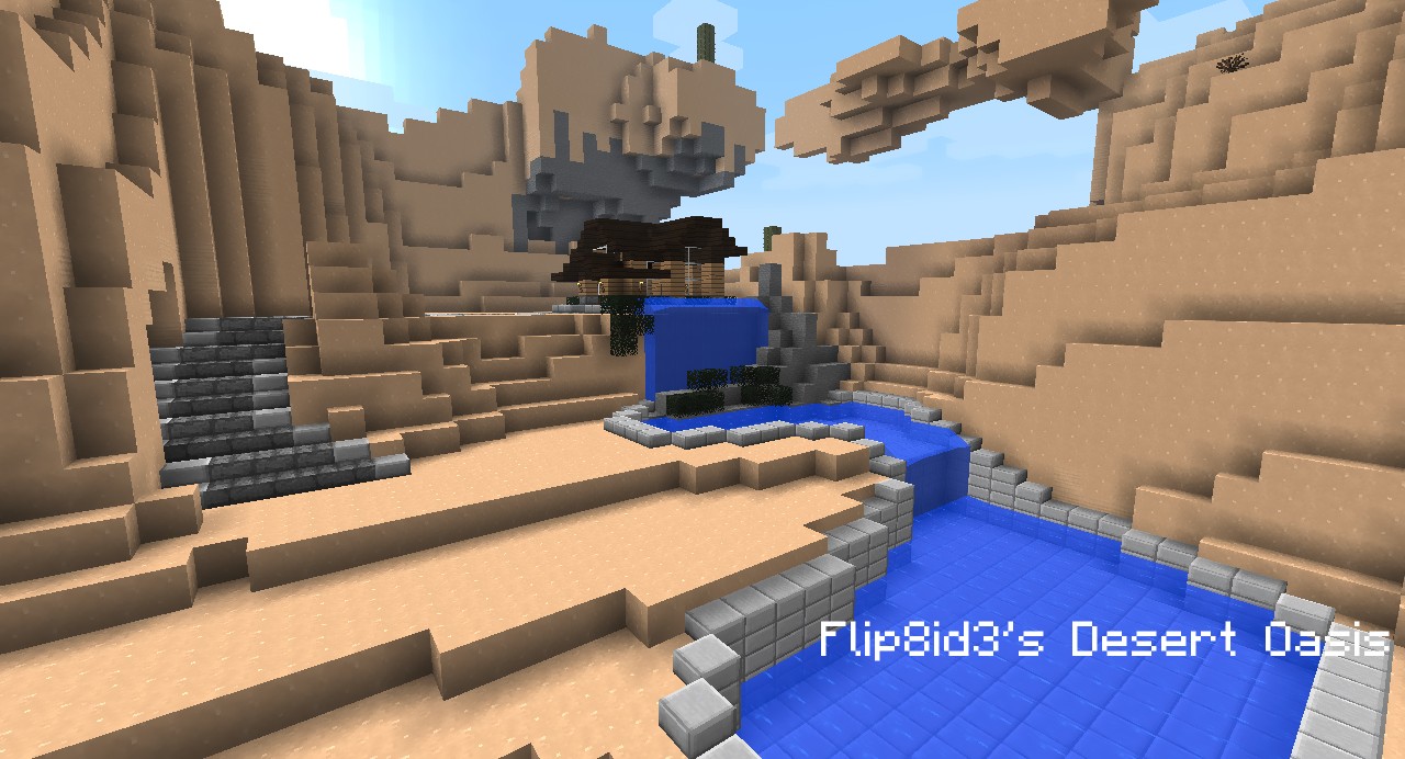 Desert Oasis Minecraft Map