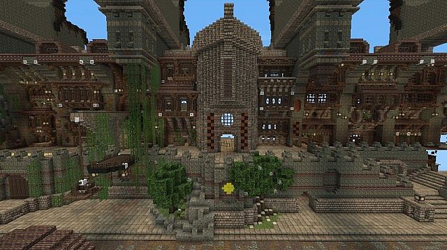 Cliff Town Minecraft Map