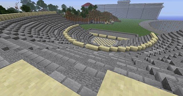 Greek Amphitheatre Minecraft Map