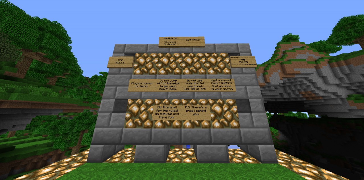 Survival Skylands Minecraft Map