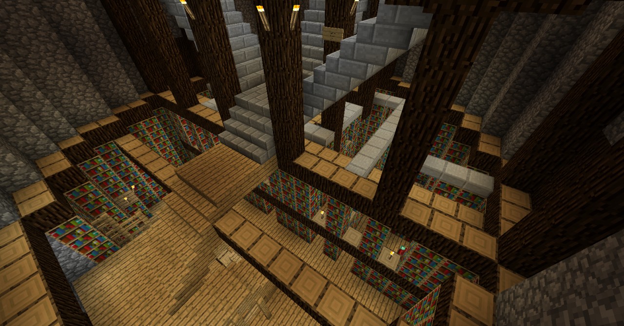 The hight tower and the village of Aran Minecraft Map