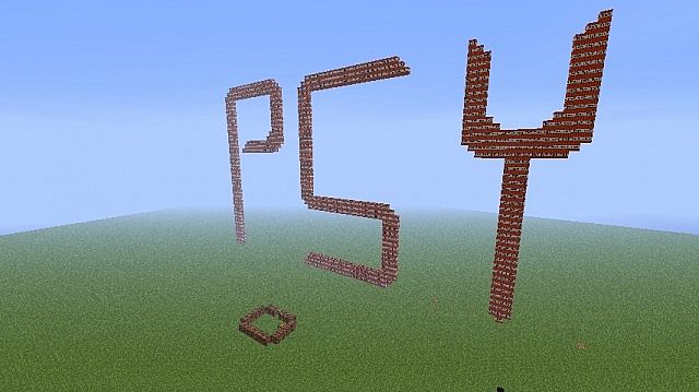 PSY Logo Minecraft Map