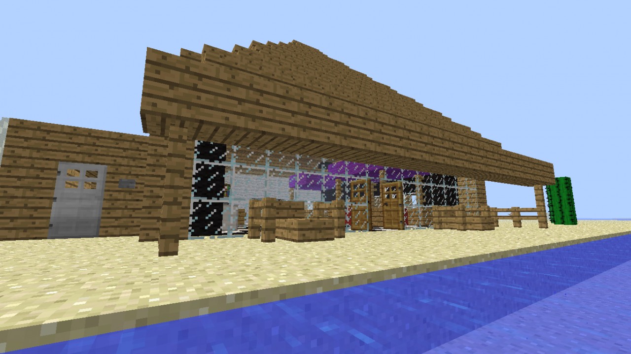 Small Beach House-Builders of Heavy Minecraft Map