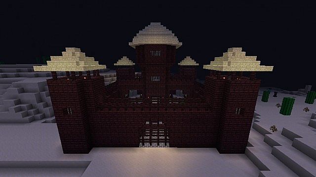 NetherBrick Castle Minecraft Map