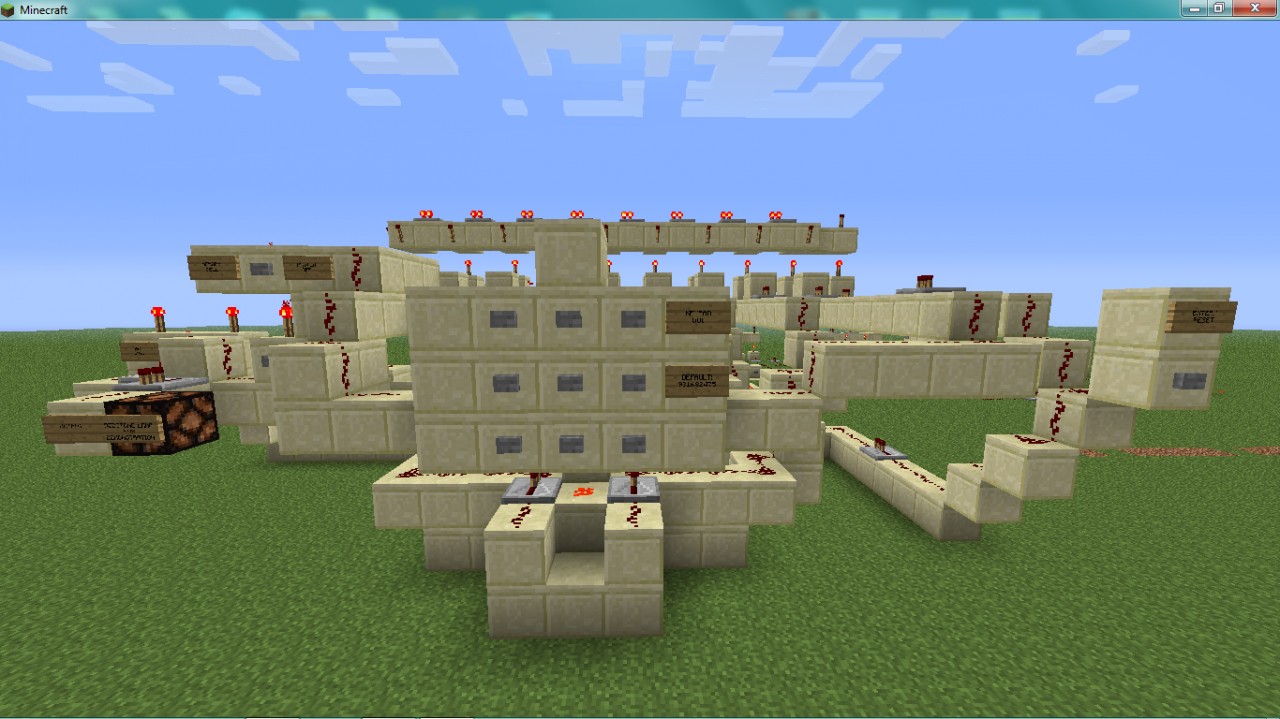 Compact Combo Lock (Keypad GUI) Minecraft Map