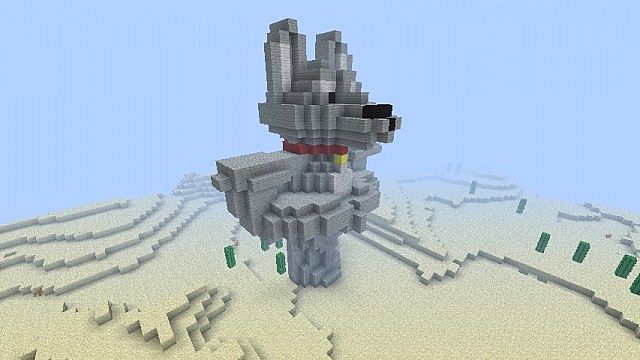 Dog Statue (Server Build) Minecraft Project