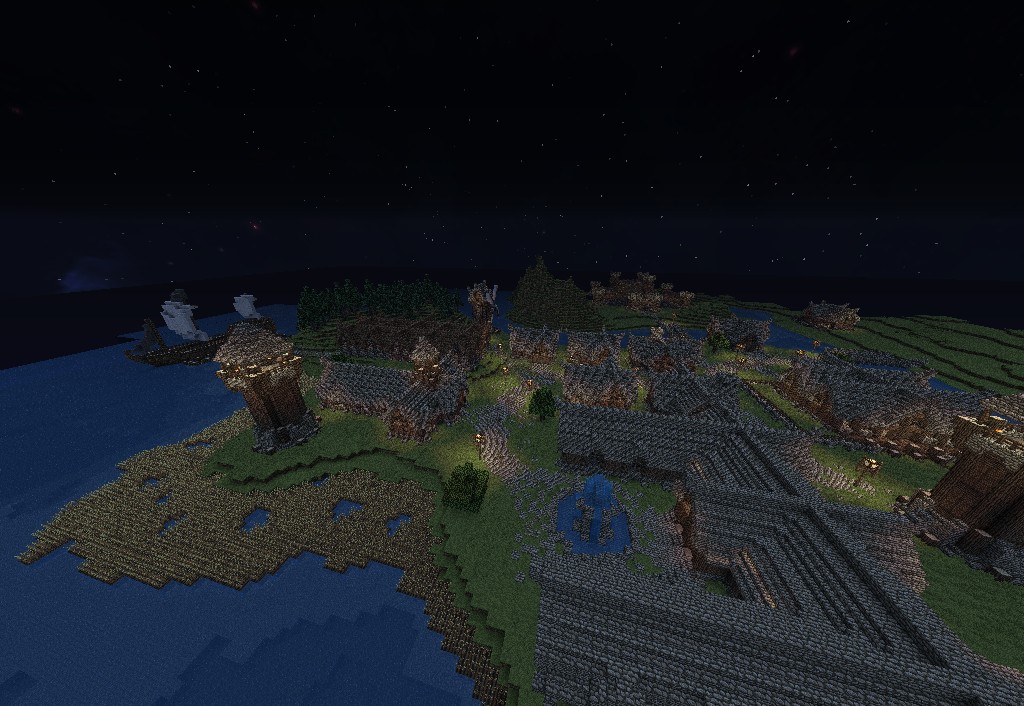 Epic Medieval Village With Castle! Minecraft Map