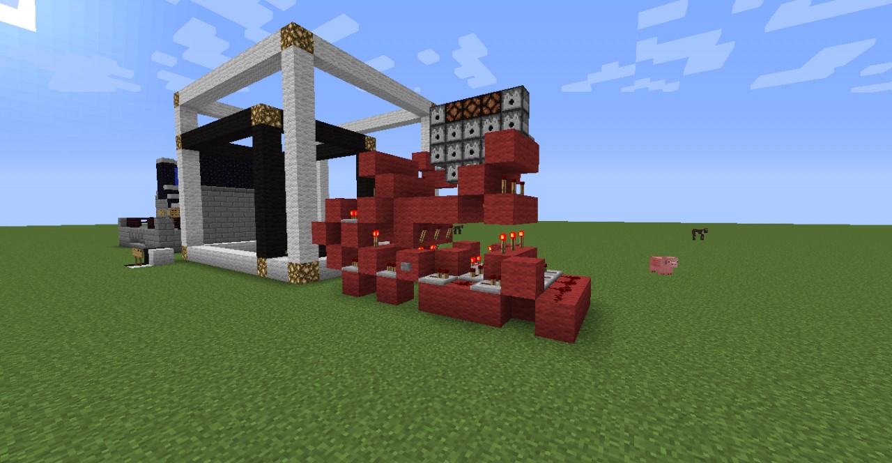Adjustable Range/ Aimable Projectile Cannon Minecraft Map