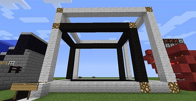 Adjustable Range/ Aimable Projectile Cannon Minecraft Map