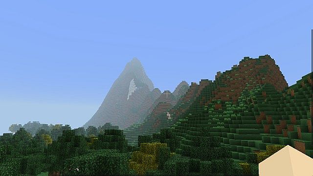 Mountains Range (survival world) Minecraft Map