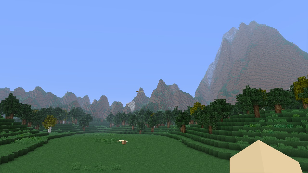 Mountains Range (survival world) Minecraft Map
