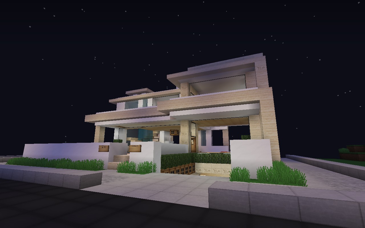 Modern Suburban Home. Minecraft Map