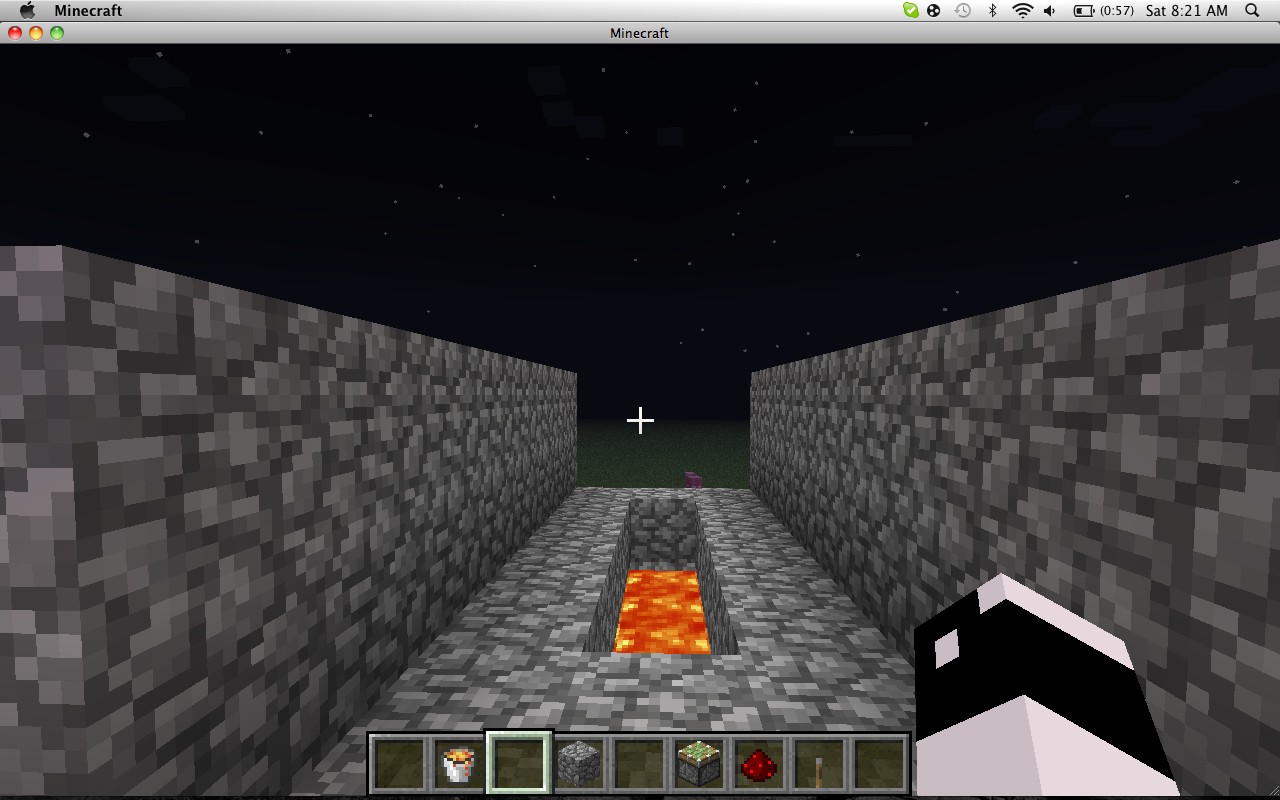 The burner (a trap that works on people and monsters) Minecraft Map