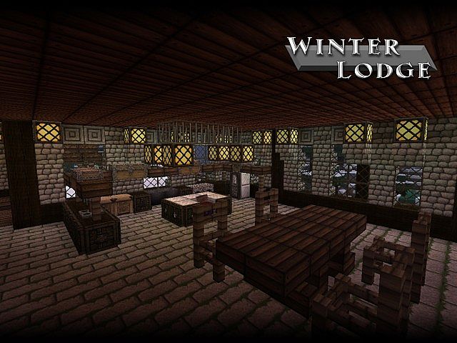 Winter Lodge Minecraft Map