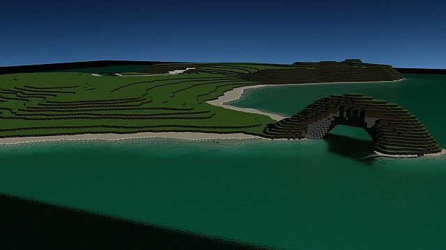 TheBigBuildUK - Free Landscape To Build On! Diamond It Please Minecraft Map