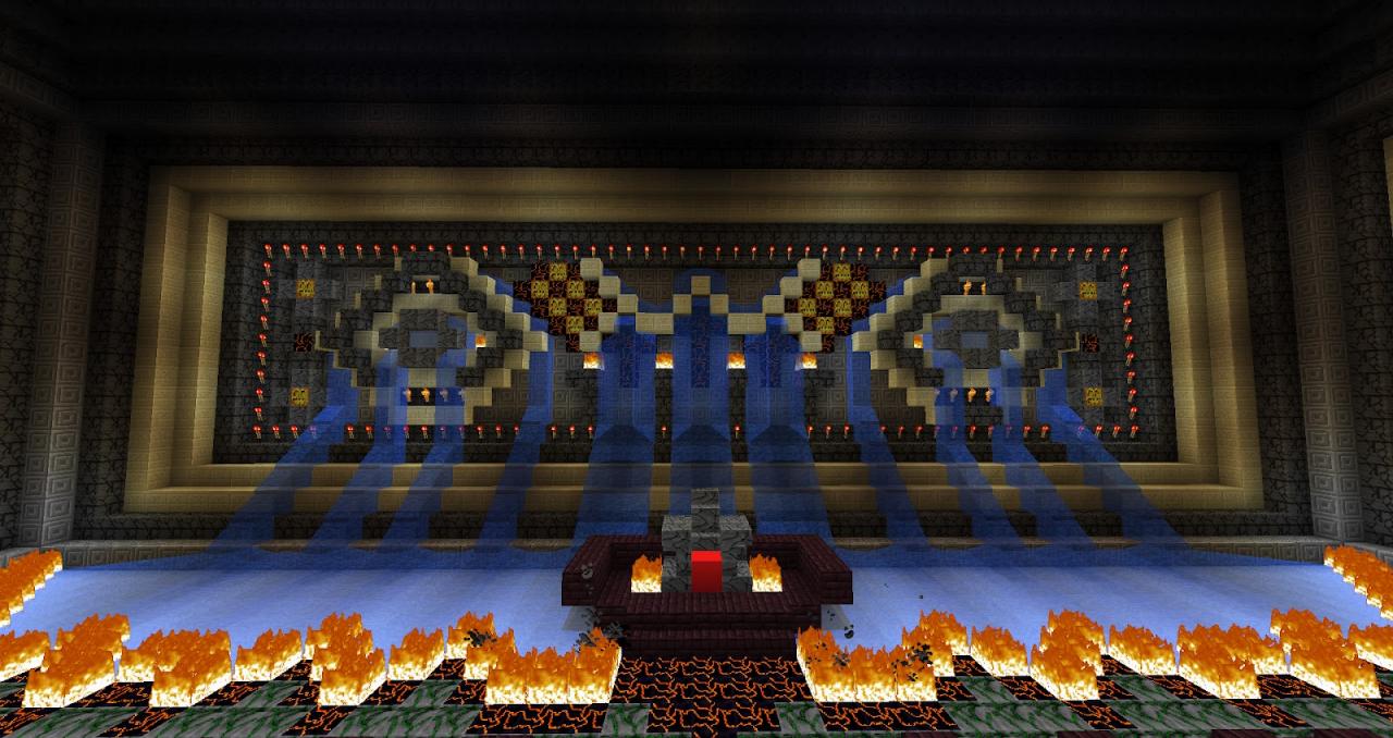 Temple of Water and Fire Minecraft Map