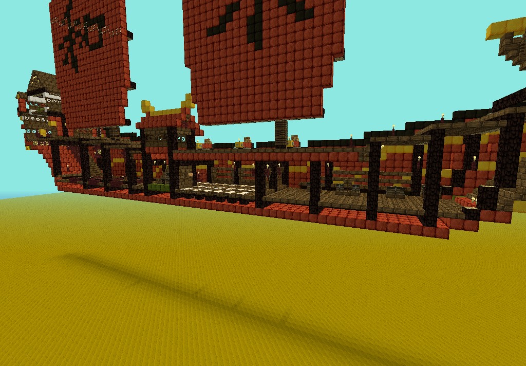 Armed Junk merchart ship--Chu-He Minecraft Map