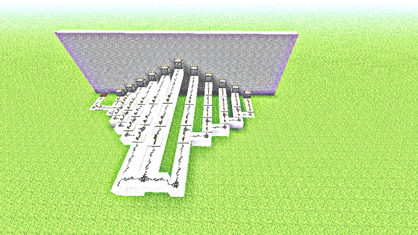 [Easy] Piston Stairs [+Video] Minecraft Map