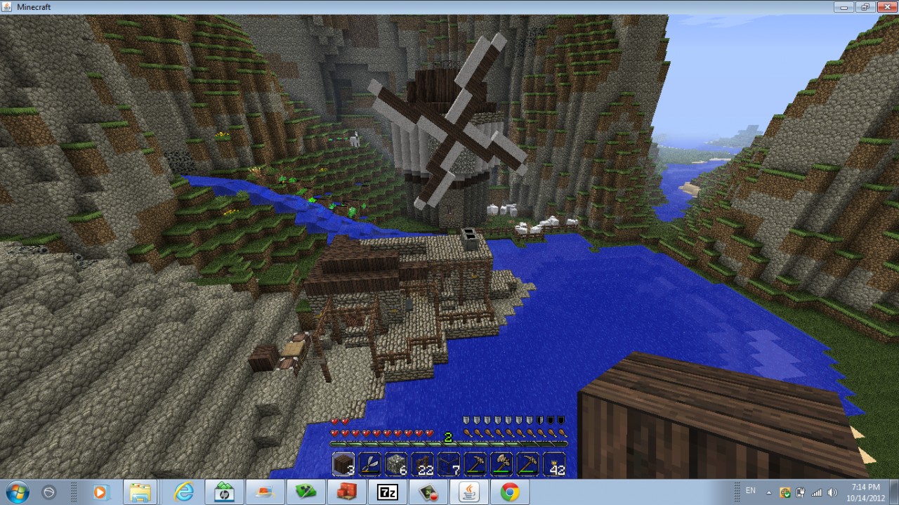 City build on a survival NOW ON A TOWNY SERVER w/ pvp Minecraft Map