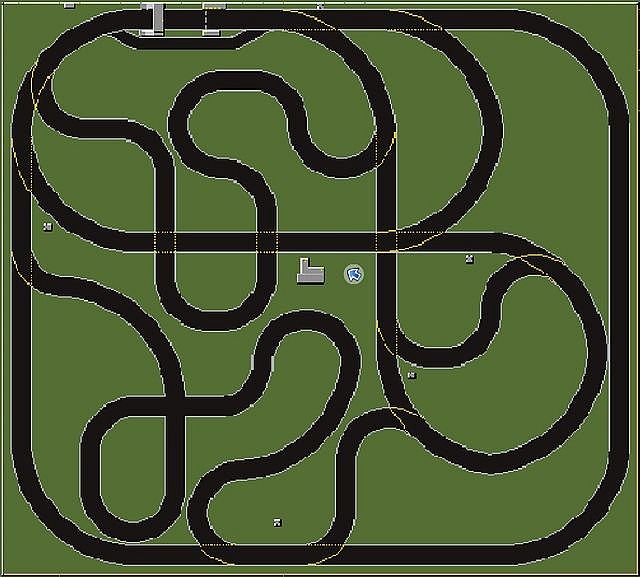 Giant Raceway for vehicle mods Minecraft Map