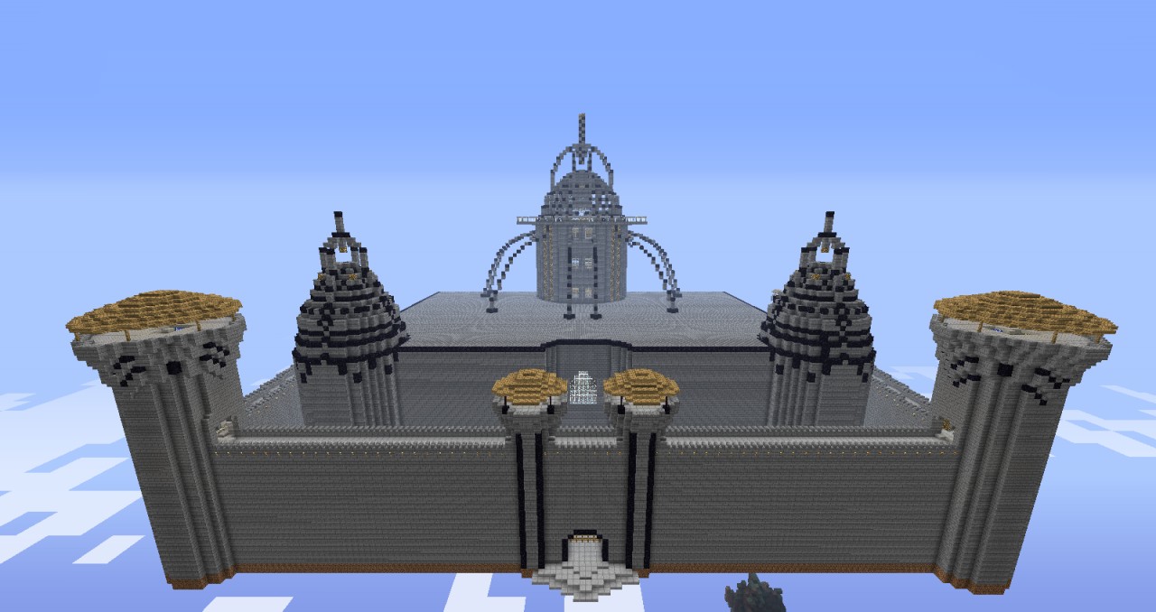 Giant Floating Castle Minecraft Map