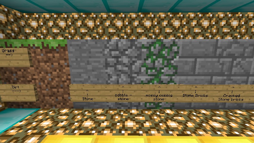 Texture pack testing Minecraft Map