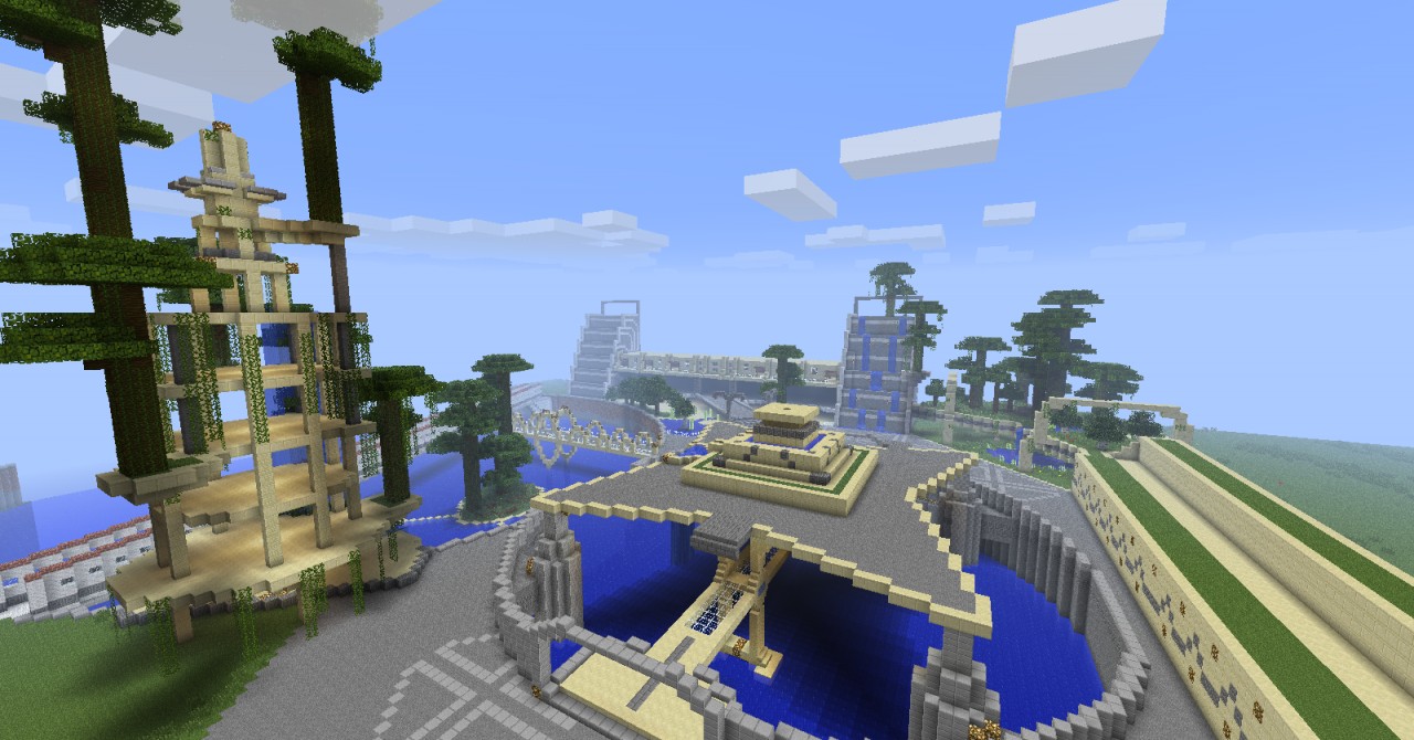 the city of orionn100 (1000 download ) thank you Minecraft Map
