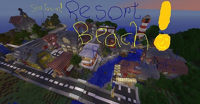 Resort Beach Minecraft Map