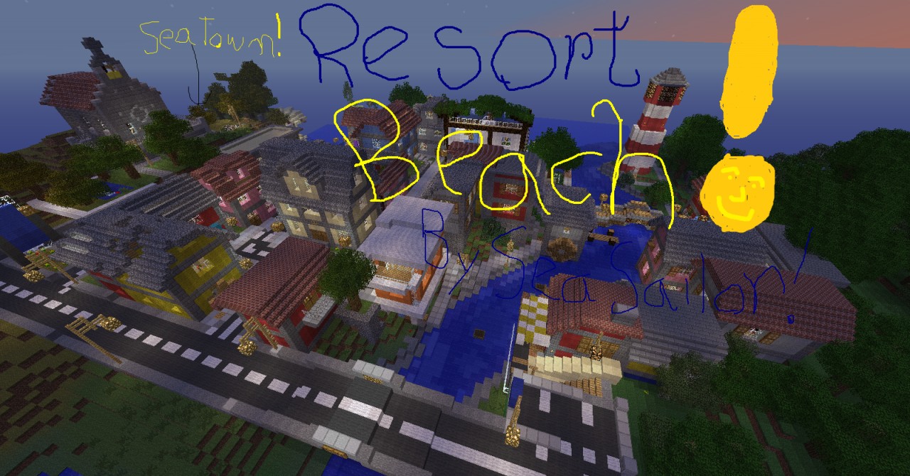 Resort Beach Minecraft Map