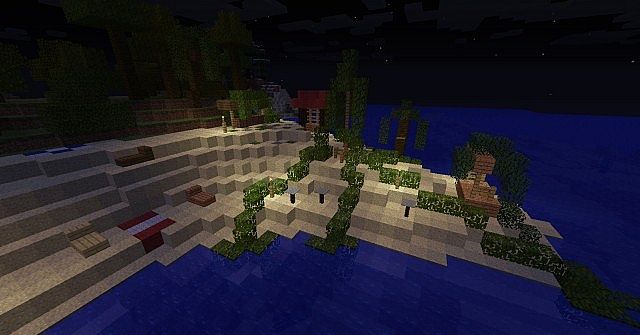 Resort Beach Minecraft Map