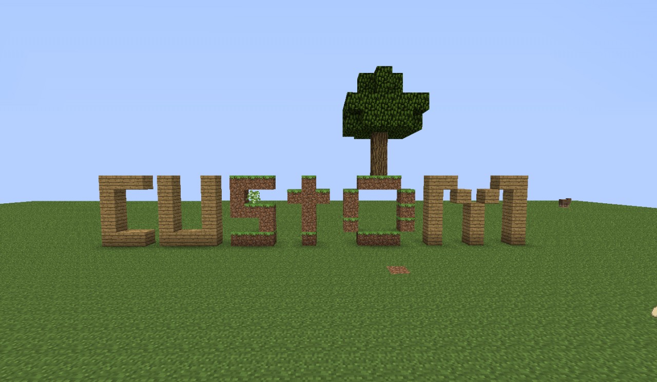 Custom Made World Minecraft Map