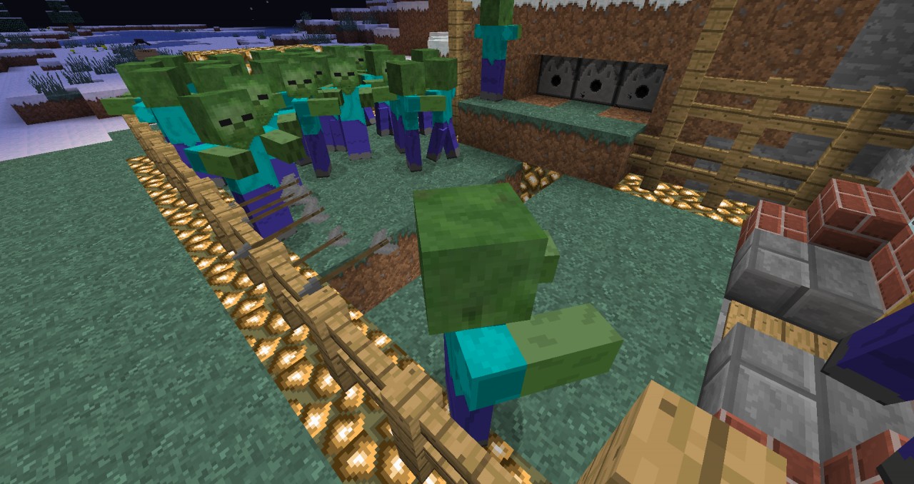 zombie proof house Minecraft Map