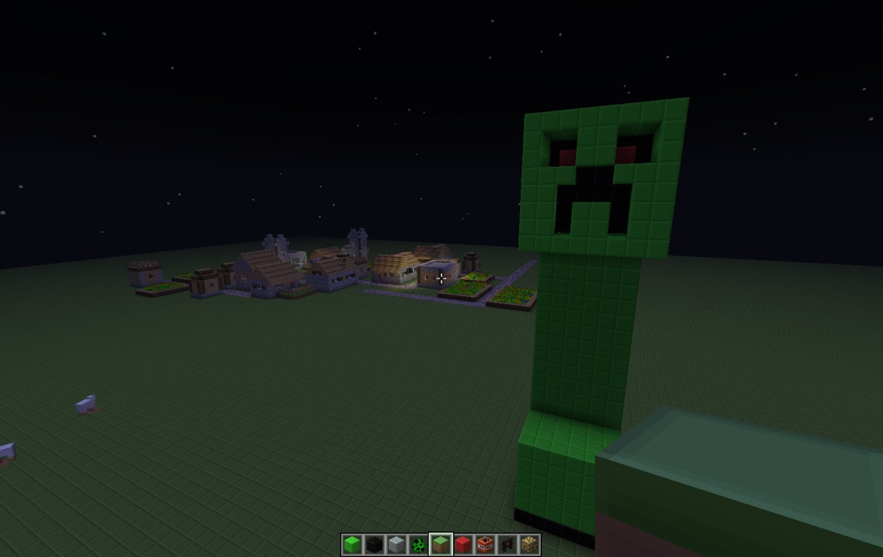 Giant Simple Creeper Minecraft Map
