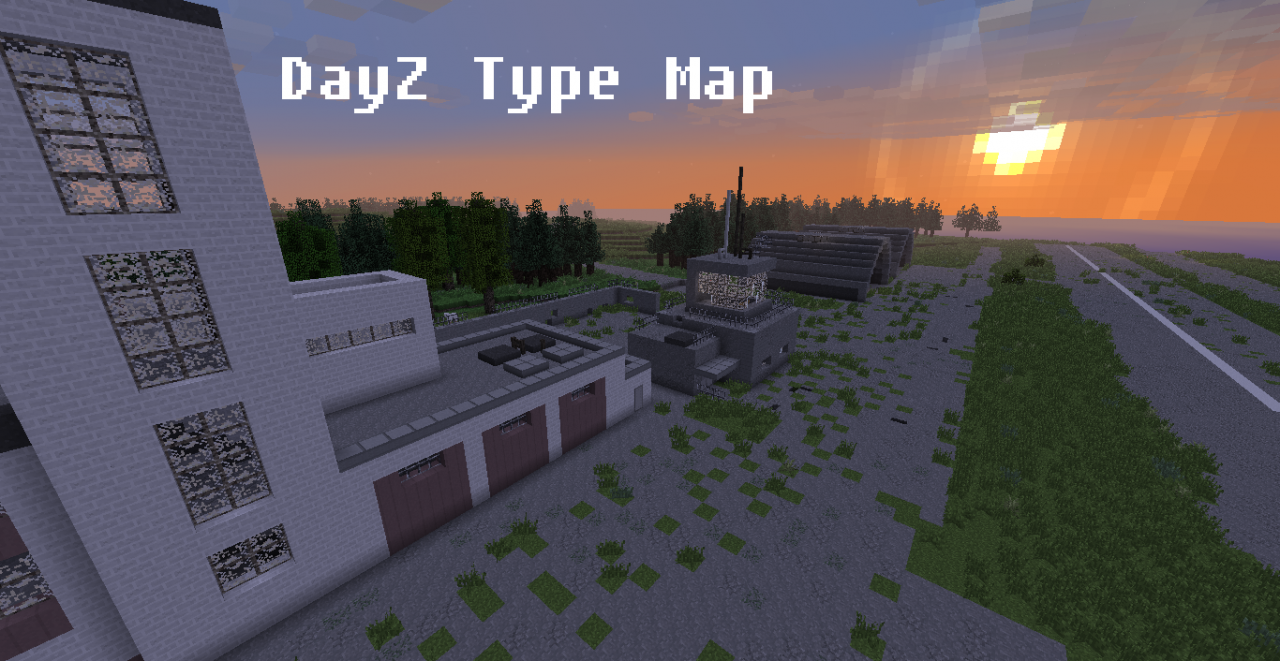 DayZ - Russian/Ukrainian Buildings and Landscape Minecraft Map