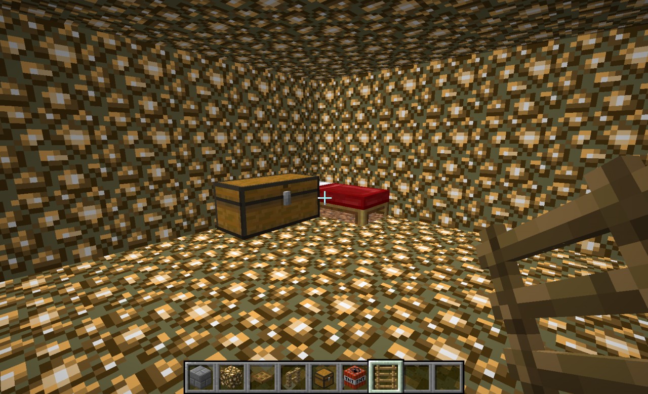 Glowstone house Minecraft Map