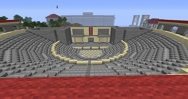 Greek Amphitheatre Minecraft Map