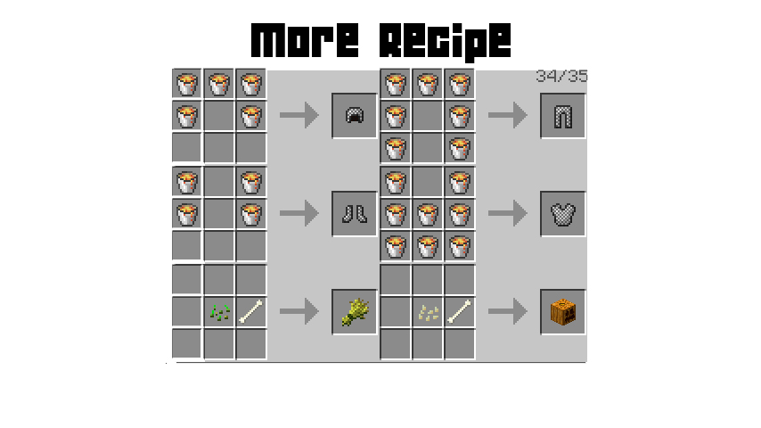 More Recipes Minecraft Mod