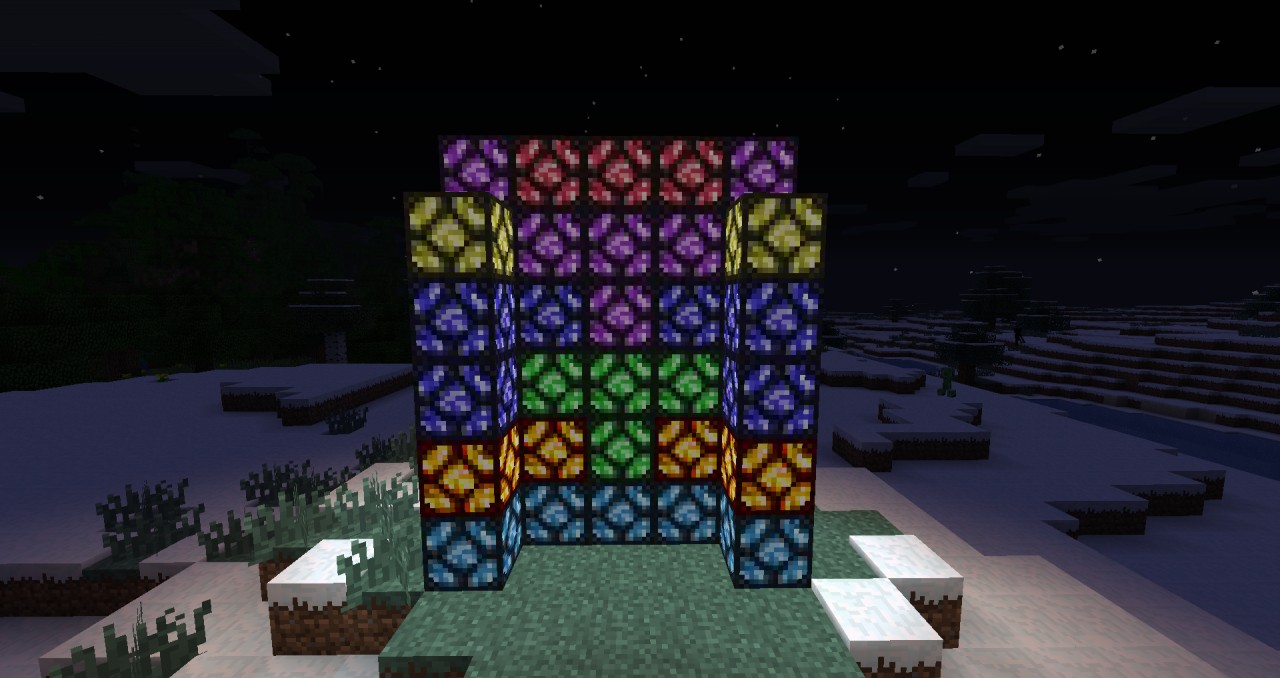 Xtra Lights Mod V1.2 Light up your world! In many colours! Minecraft Mod