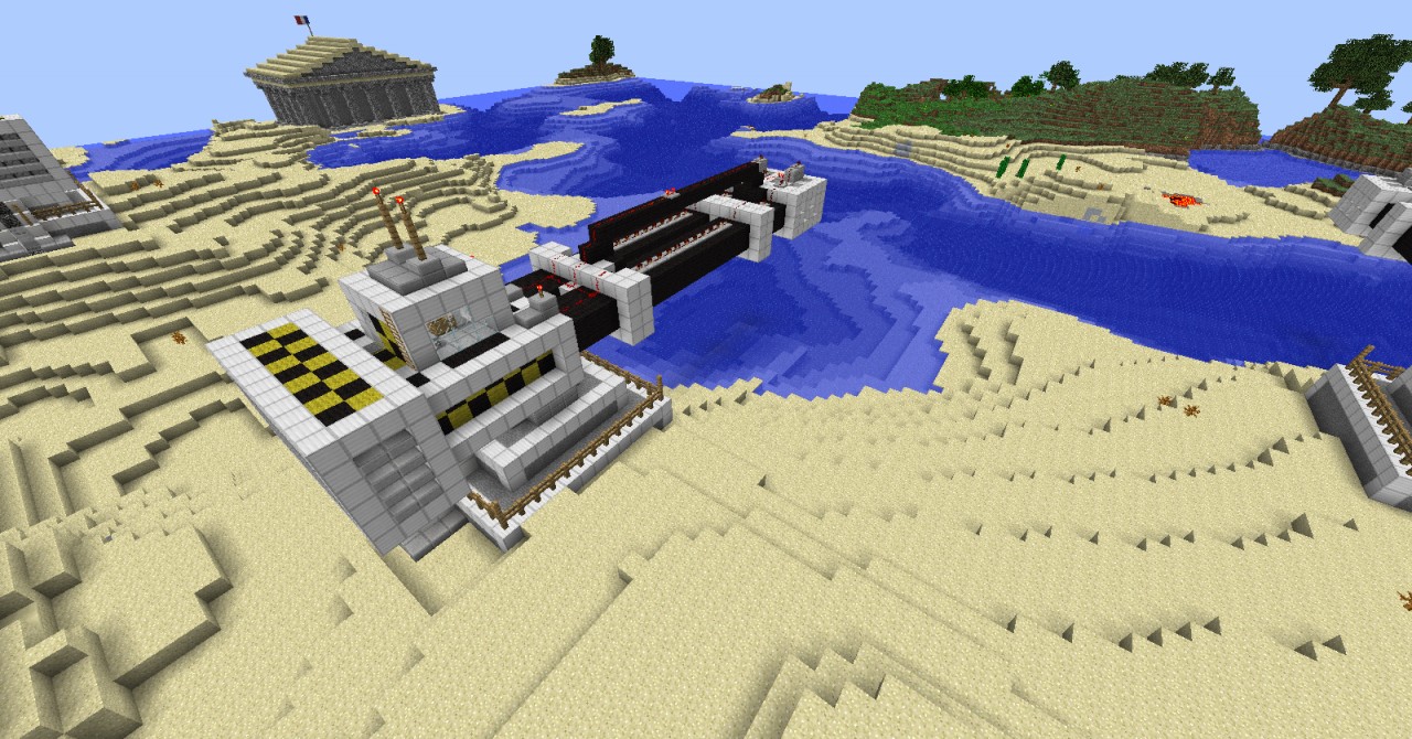 Area K4, the military nuclear research center Minecraft Map
