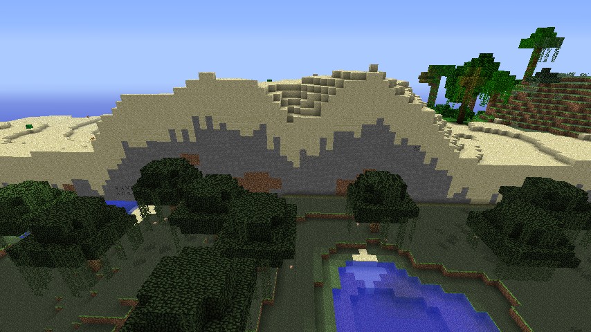 Awesome Natural Desert Biome Formations Minecraft Map