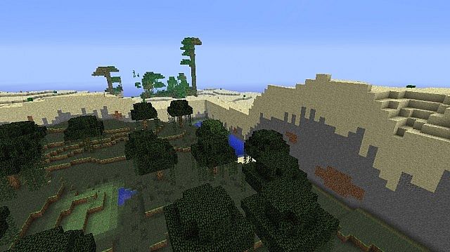 Awesome Natural Desert Biome Formations Minecraft Map