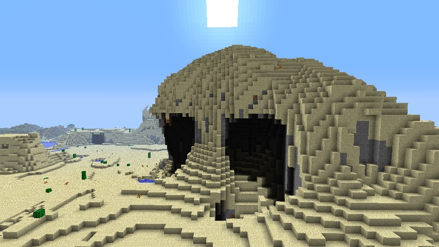 Awesome Natural Desert Biome Formations Minecraft Map