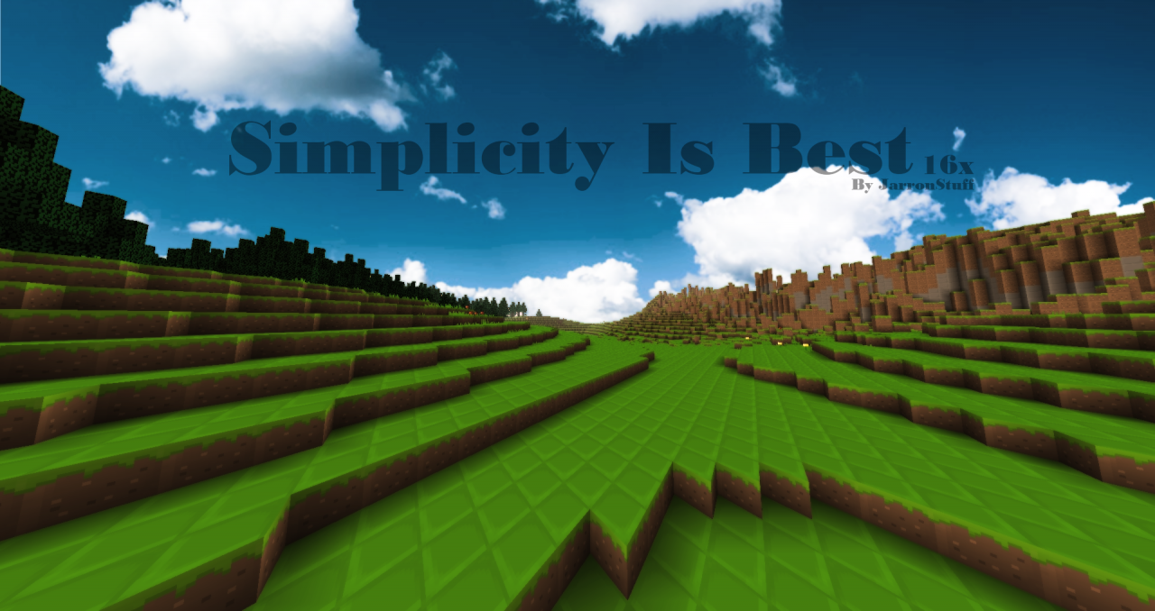Simplicity Is Best 16x -- 1.4.5 Minecraft Texture Pack